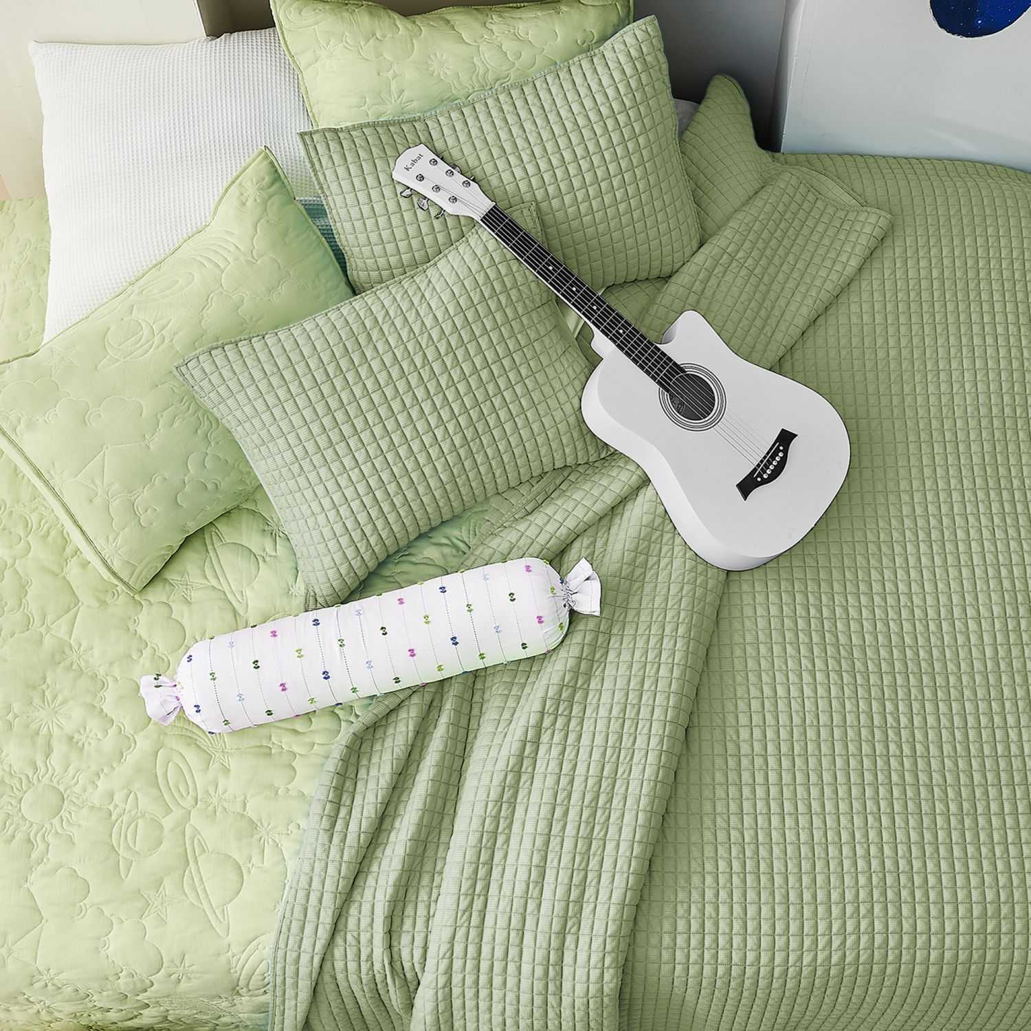 Cotton-Soft Waffle Weave Teen Quilt Set - Wonderful® Bedding